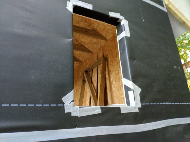 Timber window installation – Dominic Dale