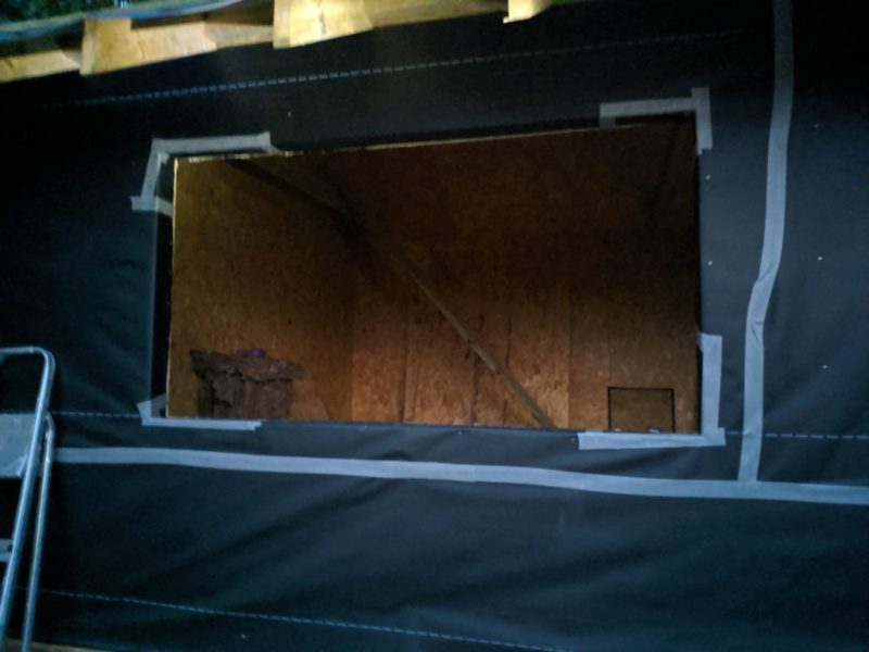 Timber window installation – Dominic Dale