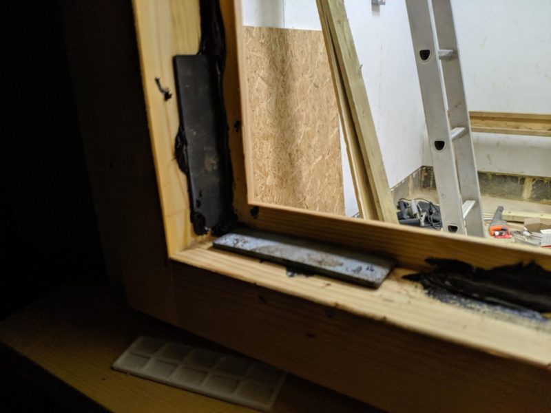 Timber window installation – Dominic Dale