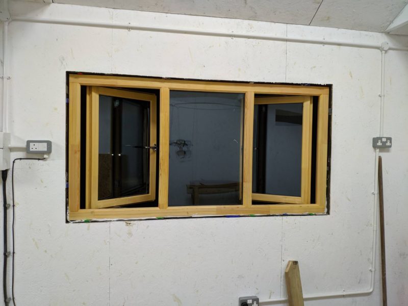 Timber window installation – Dominic Dale