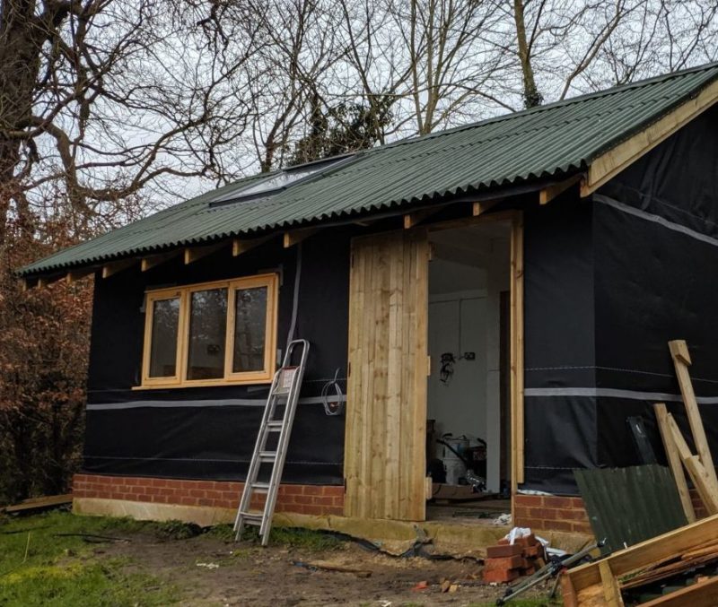 Timber window installation – Dominic Dale