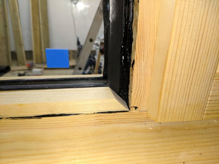 Timber window installation – Dominic Dale