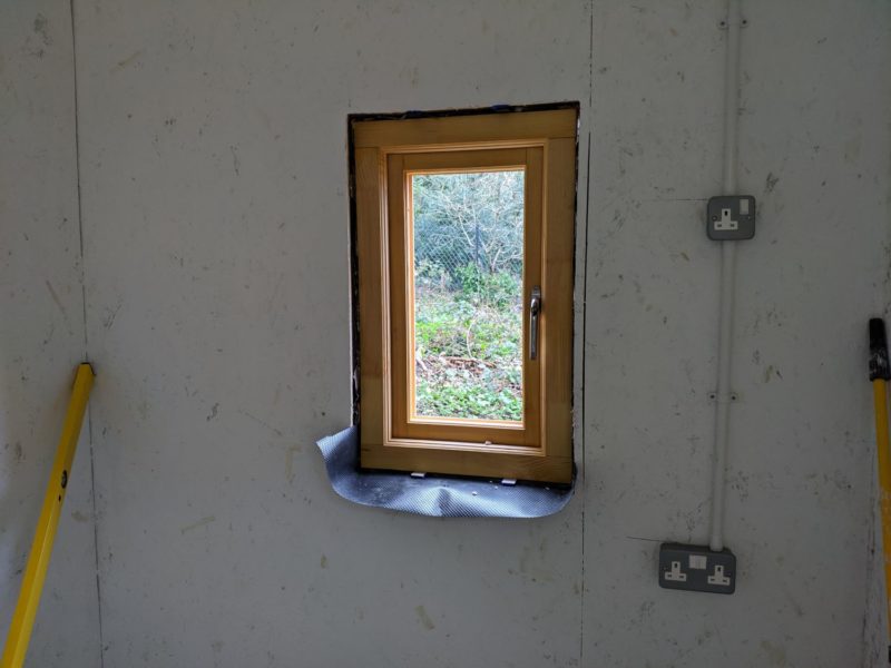 Timber window installation – Dominic Dale
