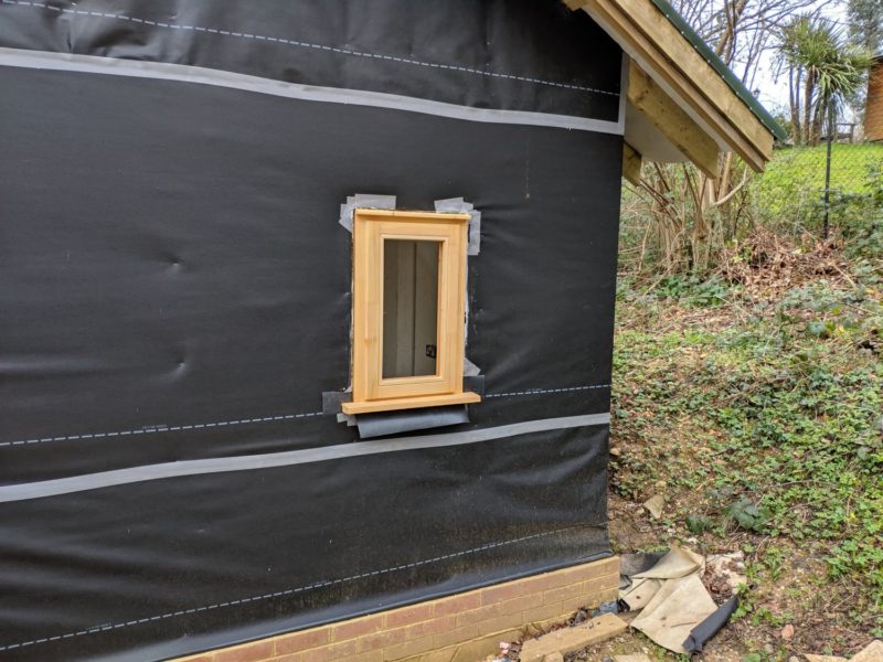 Timber window installation – Dominic Dale