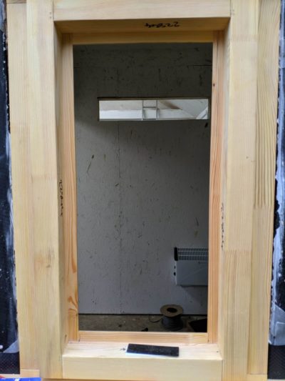 Timber window installation – Dominic Dale