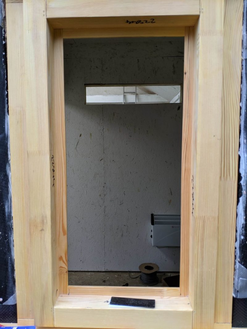 Timber window installation – Dominic Dale