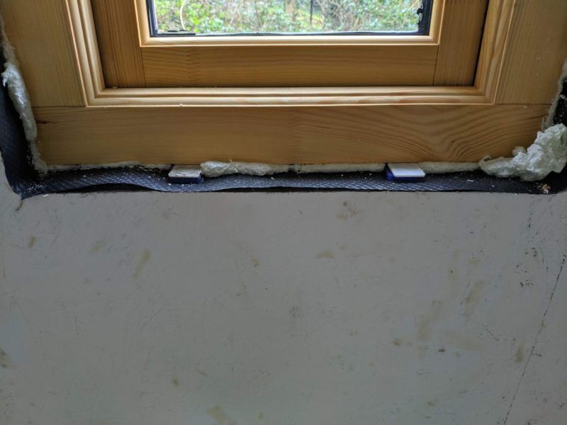 Timber window installation – Dominic Dale