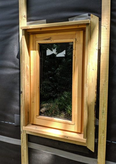 Timber window installation – Dominic Dale