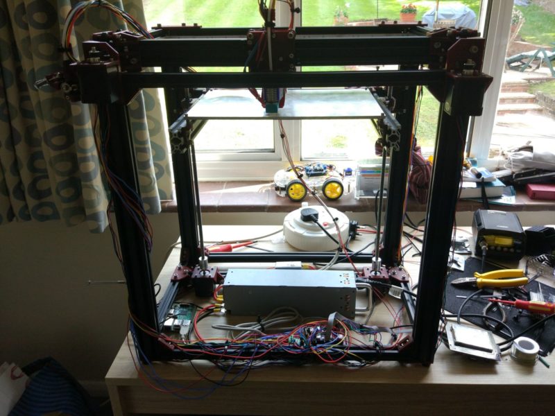 Building a “D-Bot” 3D printer – Dominic Dale