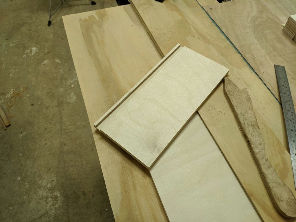 Birch plywood cabinets and drawers – Dominic Dale