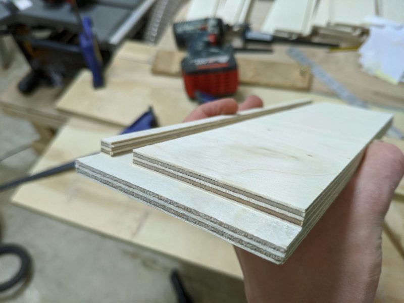 Birch plywood cabinets and drawers – Dominic Dale