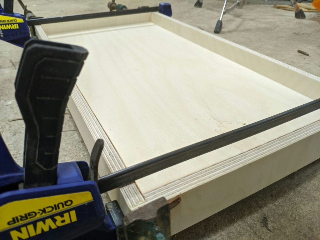 Birch plywood cabinets and drawers – Dominic Dale