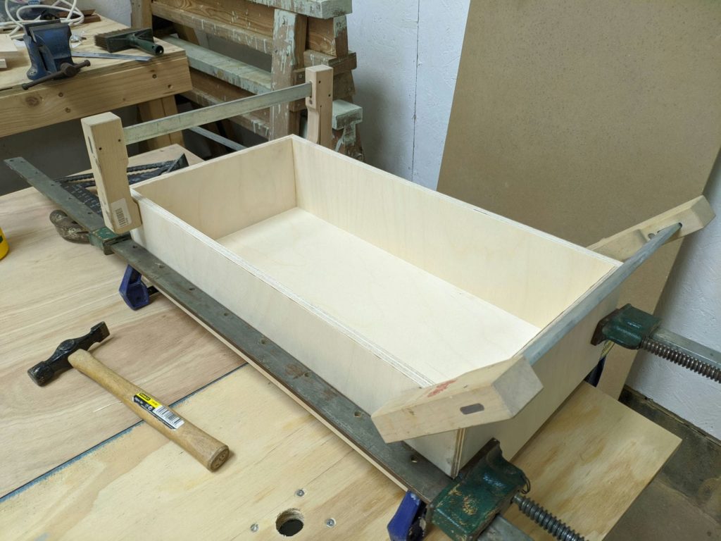 Birch plywood cabinets and drawers – Dominic Dale